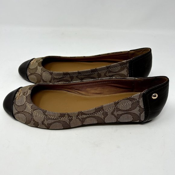 Coach | Shoes | Coach Monogram Chelsea Ballet Flat | Poshmark